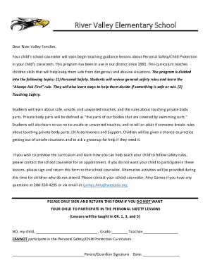 Fillable Online PERSONAL SAFETY OPT OUT FORM Fax Email Print - pdfFiller