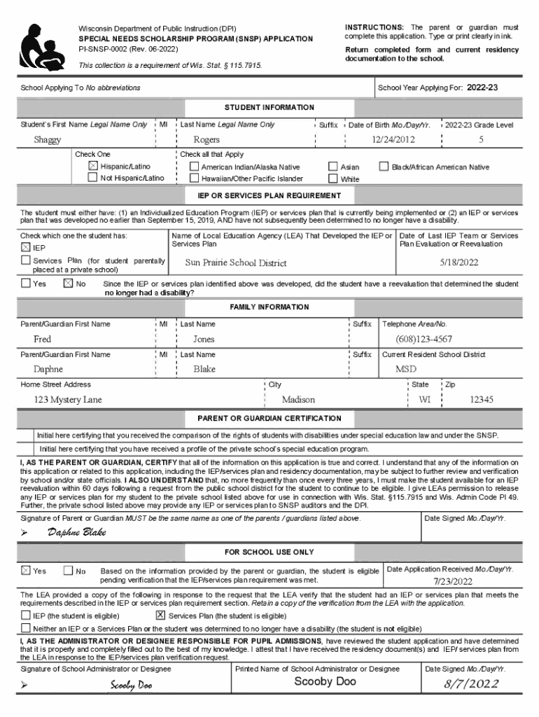 Fillable Online dpi wi sde.ok.govsitesdefaultParent/Guardian Open ...