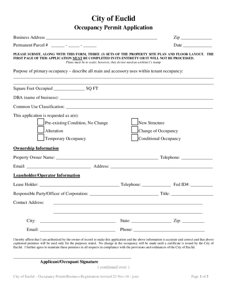 Fillable Online www1.nyc.govsitebuildingsObtain a Certificate of Occupancy - Buildings - New ...