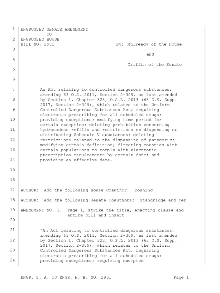 Fillable Online ENGR. S. A. TO ENGR. H. B. NO. 2931 Page 1 1 2 3 4 5 6 7 8 9 10 ... Fax Email ...