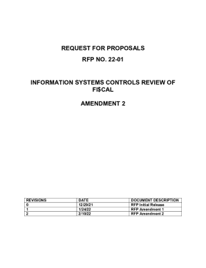 Fillable Online Amendment 2 RFP No. 22-01 Fax Email Print - pdfFiller