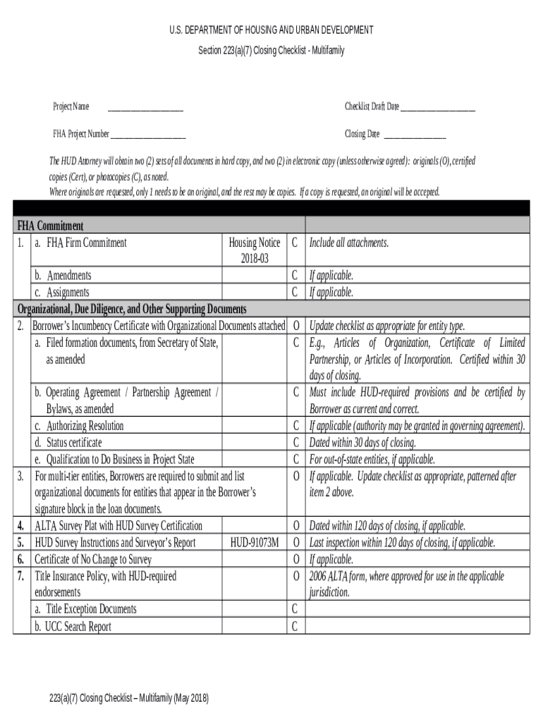 Federal Register :: Federal Housing Administration (FHA) Healthcare ...