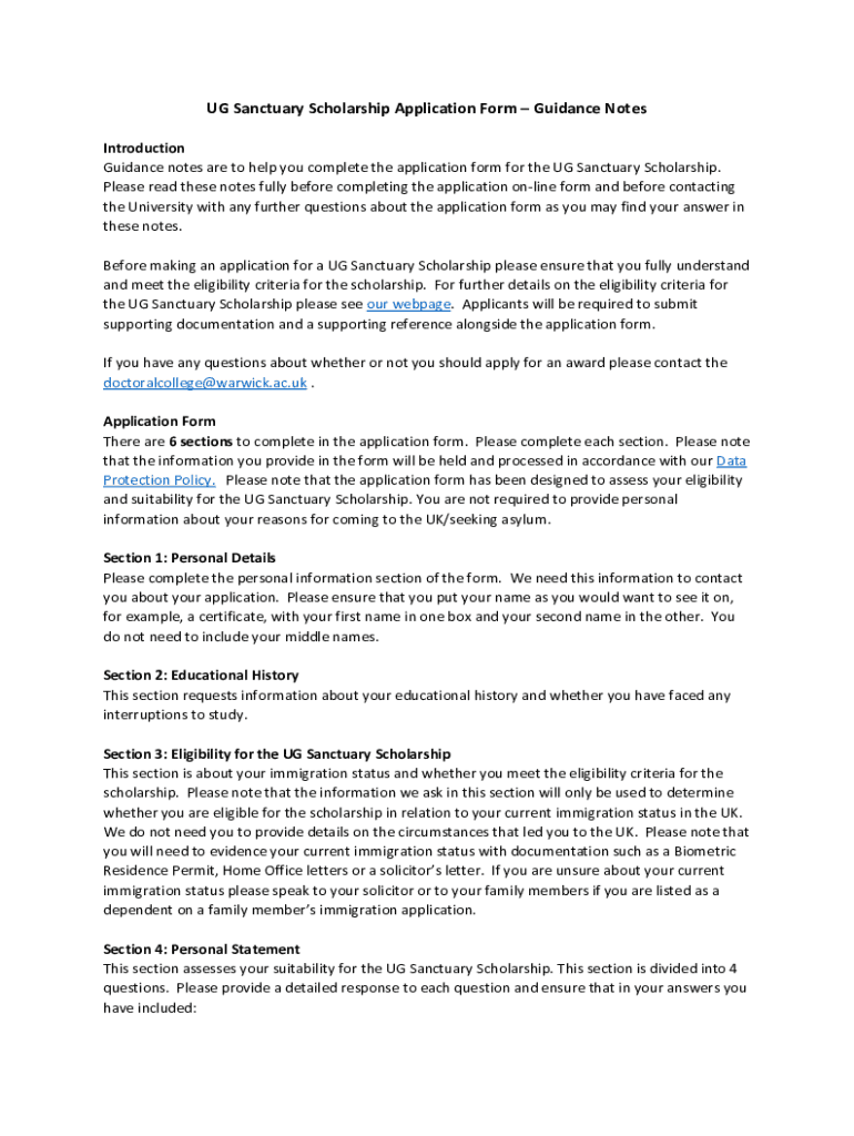 Fillable Online warwick ac www.uwe.ac.uk-mediaUWE Bristol Sanctuary ...