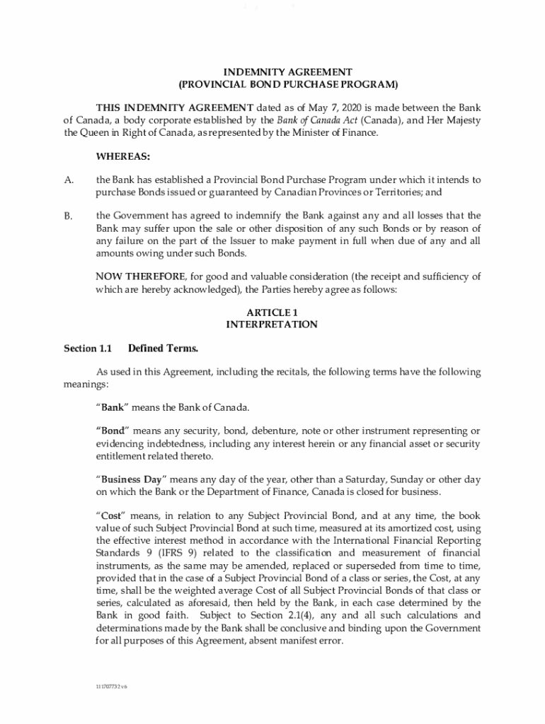 Fillable Online Release And Indemnity Agreement: Definition & Sample ...