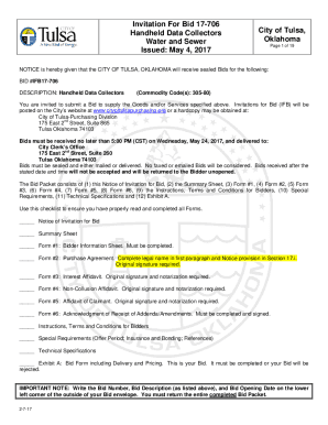 Fillable Online dwsd.usdocuments1240SECTION 00010 ADVERTISEMENT FOR ...