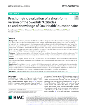 Fillable Online Psychometric evaluation of a short-form version ...