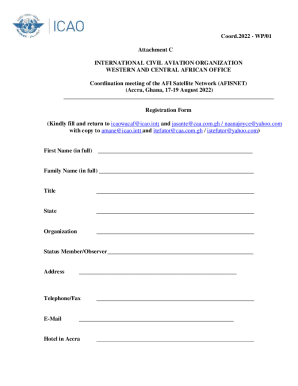 Fillable Online icao.usmission.govU.S. Mission to the International ...