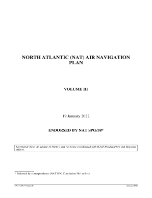 Fillable Online www.icao.intEURNATEUR and NAT DocumentsNORTH ATLANTIC ...