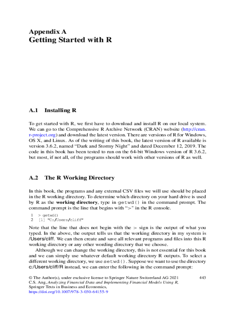 Fillable Online A Installing R and RStudioHands-On Programming with R ...