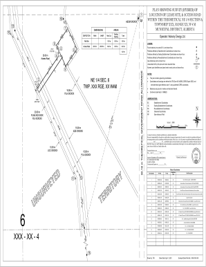 Fillable Online open alberta Land Survey Corporation UNSURVEYED ...