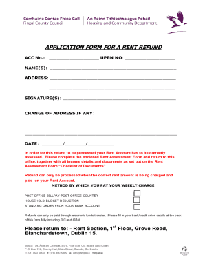 Fillable Online Refund Form 2019 Fax Email Print - pdfFiller