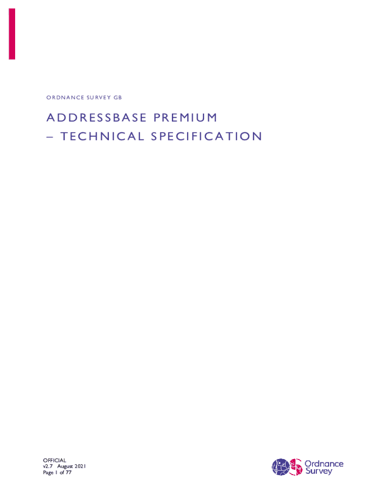 Fillable Online addressbase-premium-technical-specification Fax Email Print - pdfFiller