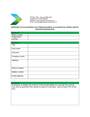 Fillable Online form-plate-exemption.pdf Fax Email Print - pdfFiller