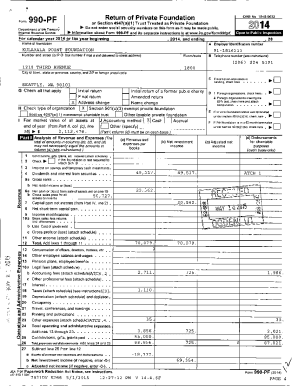Fillable Online I Information about Form 990-PF and its separate ...