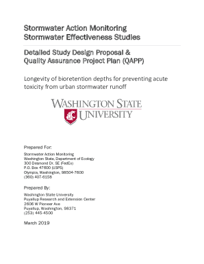 Fillable Online Stormwater Action Monitoring - Washington State ...