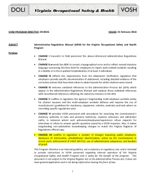 Fillable Online Operations Manual - doli.virginia.govVHA Directive 7701 ...