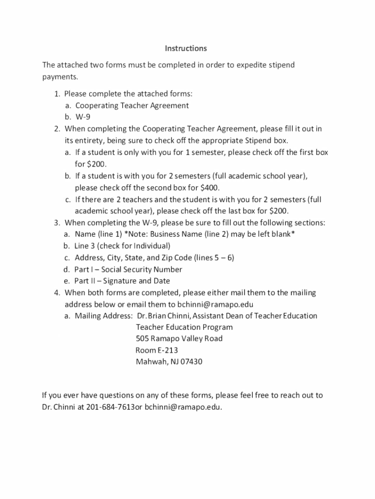 Fillable Online 1. Please complete the attached forms Fax Email Print ...