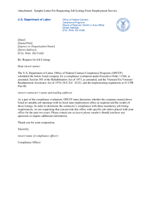 Fillable Online Job Request Letter: Format & Samples (With How to Guide ...