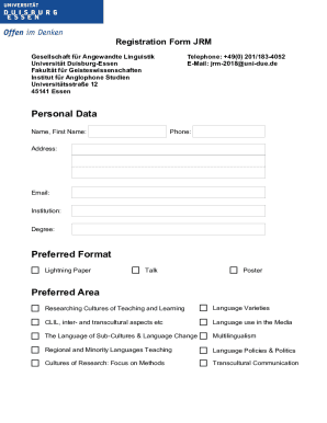 Fillable Online www.pdffiller.com538690350--Attendance-Form-JRMFillable ...