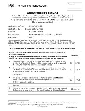 Fillable Online assets.publishing.service.gov.ukgovernmentThe Planning Inspectorate - GOV.UK Fax ...