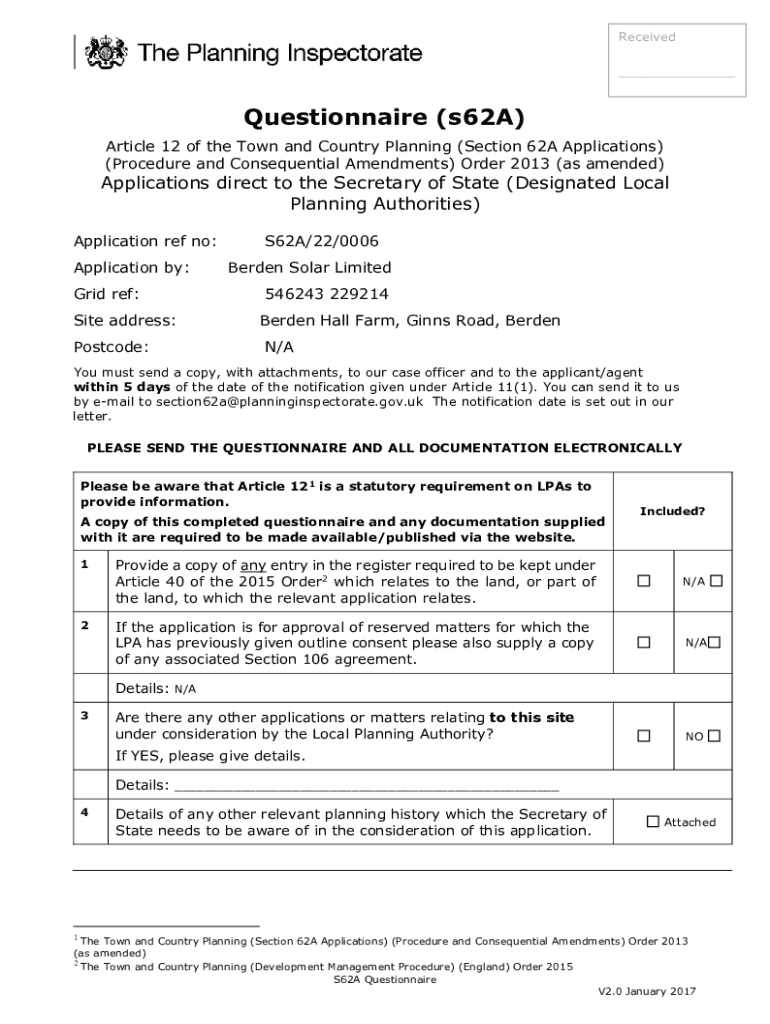 Fillable Online assets.publishing.service.gov.ukgovernmentThe Planning ...