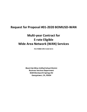 Fillable Online Request for Proposal #2018-SVUSD-WAN Multi-year Contract for E-rateRequest for ...