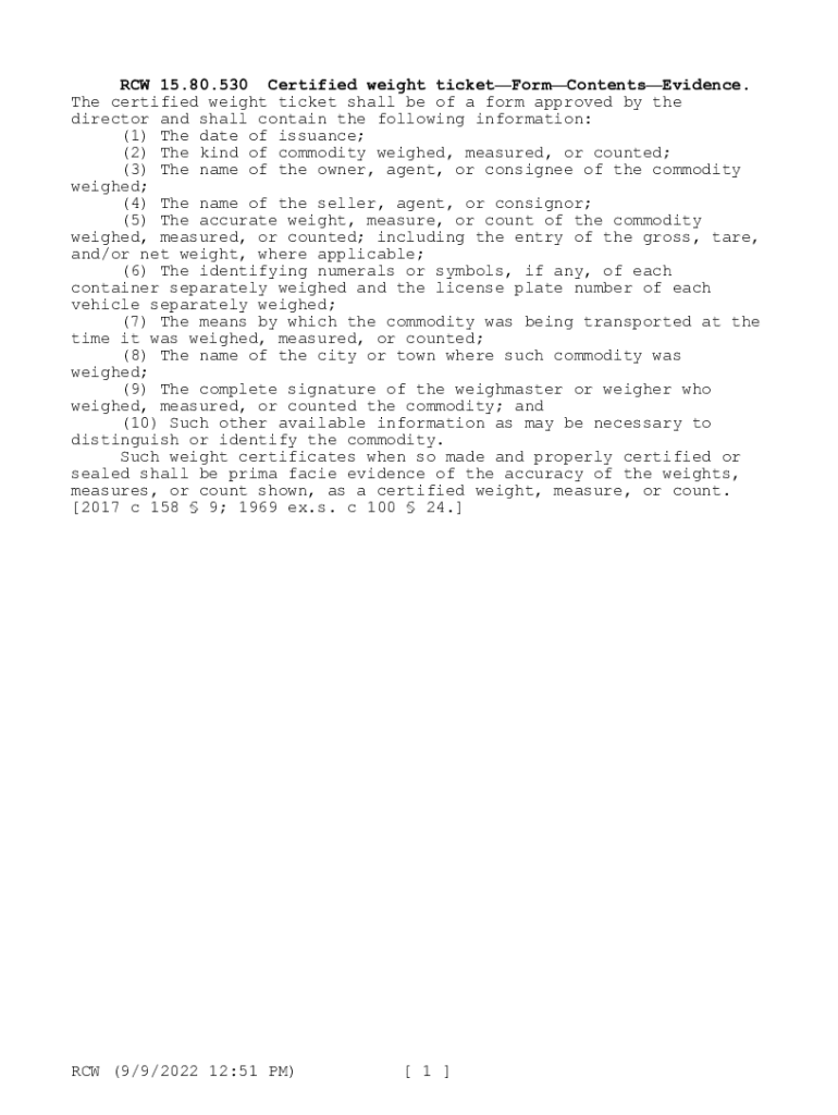 Fillable Online app.leg.wa.govRCWdefaultThe certified weight ticket ...