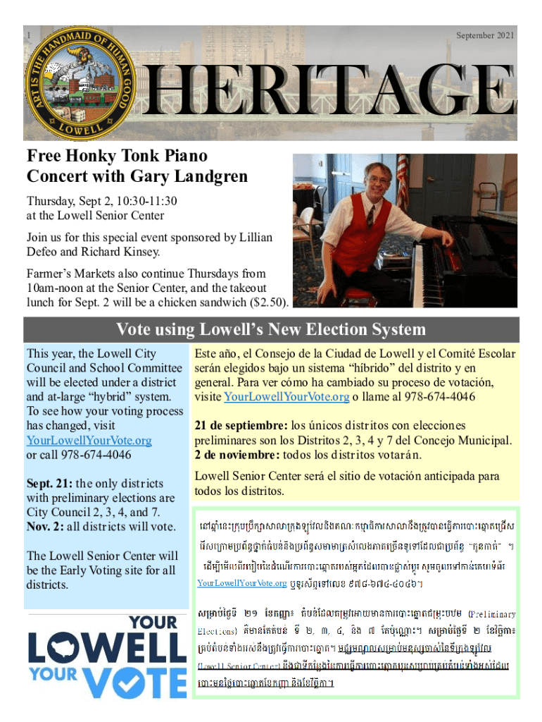 Fillable Online Free Honky Tonk Piano Concert with Gary Landgren Vote ...