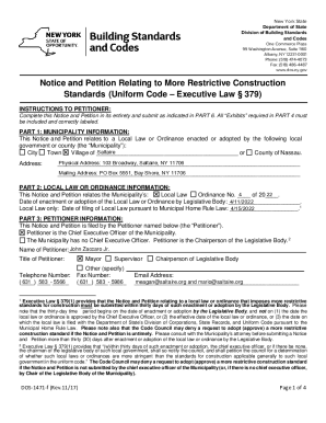 Fillable Online dos ny New YorkBuilding Energy Codes ProgramDivision of ...