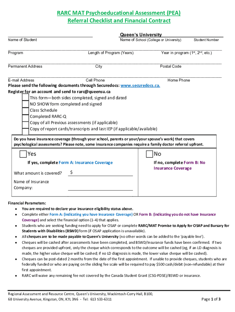 Fillable Online live.wp3.its.queensu.cararcwwwsitesRARC MAT ...