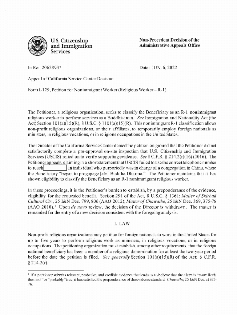 Fillable Online U.S. Citizenship and Immigration Services - USCIS Fax ...