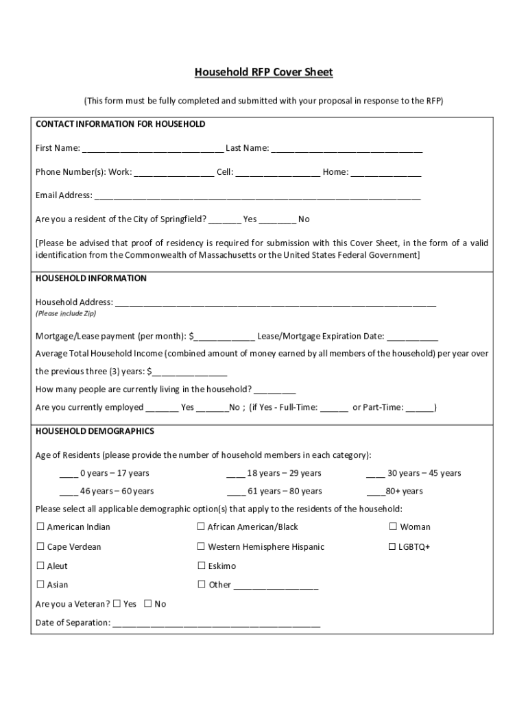 Fillable Online How To Write an Effective RFP Response (With Example ...