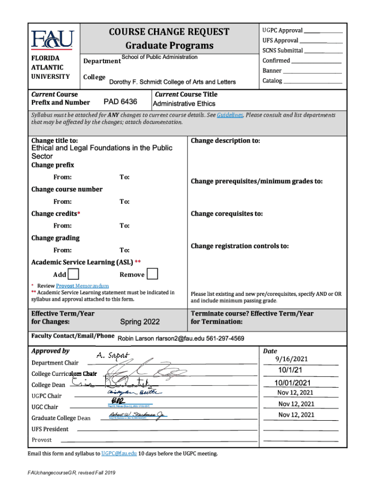 Fillable Online Sample Letter Requesting Course Change - Letters in EnglishCourse Request Form ...