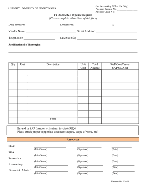 Fillable Online Expense-Request-Form-For-SGA-20-08-12-2020.pdf Fax ...