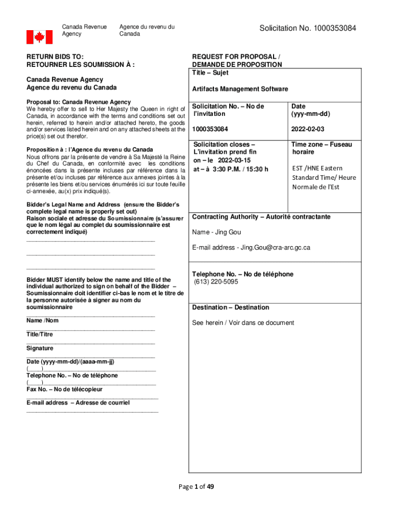 Fillable Online Fillable Online Canada Revenue Agency Agence du revenu ...