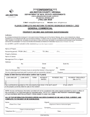 Fillable Online The Income & Expense information must be placed on this ...