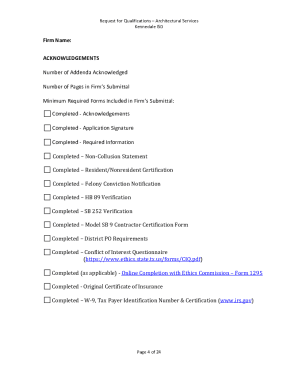 Fillable Online RFQ 2021-2022-1 REQUEST FOR QUALIFICATIONS: ARCHITECTURAL SERVICES Due ... Fax ...