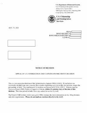 Fillable Online FILE# :,:..:::1 I BOND RECEIPT #:J - USCIS Fax Email ...