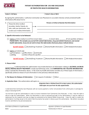 Fillable Online form.jotform.com210545277719057Patient Authorization for Use/Disclosure of ...
