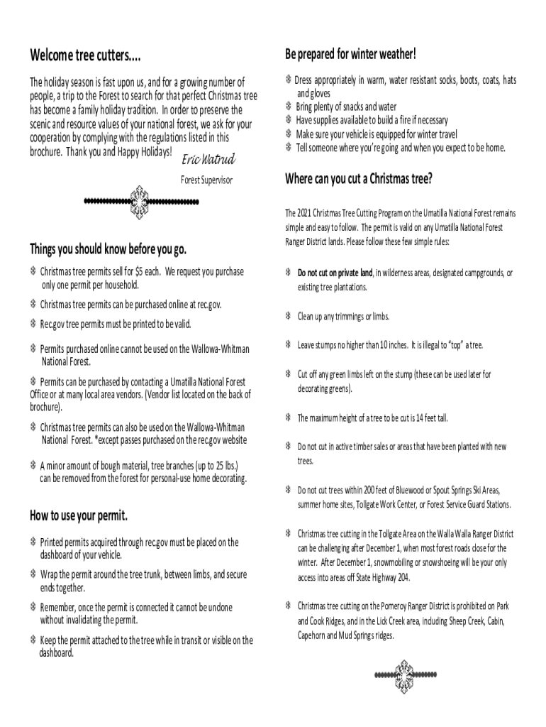 Fillable Online www.pdffiller.com458232611--Welcome-Tree-Cutters-Fillable Online Welcome Tree ...