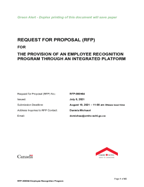 Fillable Online REQUEST FOR PROPOSALS For Printing Services ...