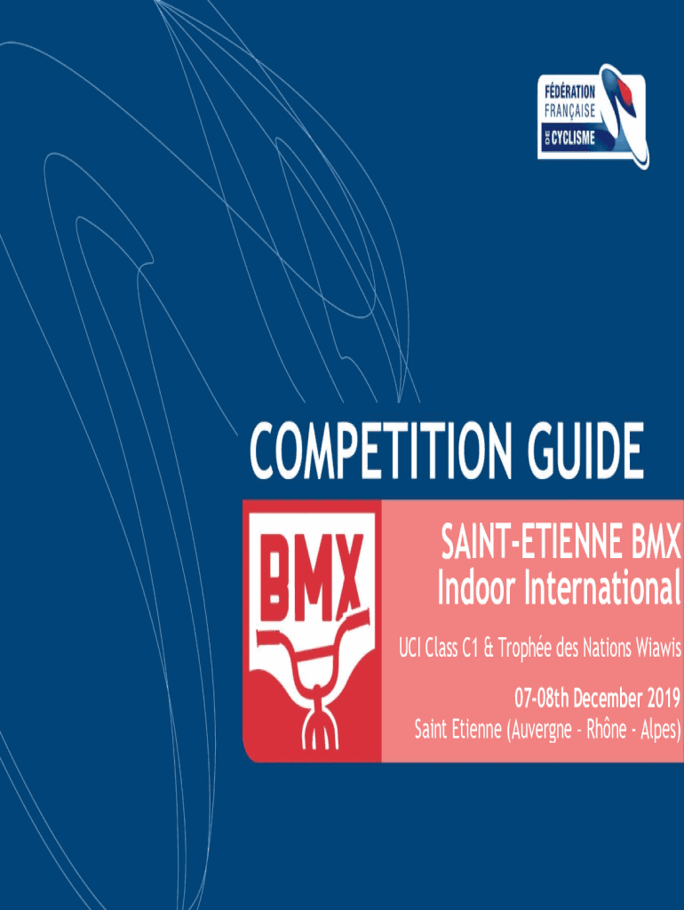 Fillable Online www.swiss-cycling.chappuploadsSAINT-ETIENNE BMX Indoor International - Swiss ...