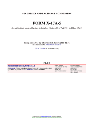 Fillable Online FORM X-17A-5 - secdatabase.com Fax Email Print - pdfFiller