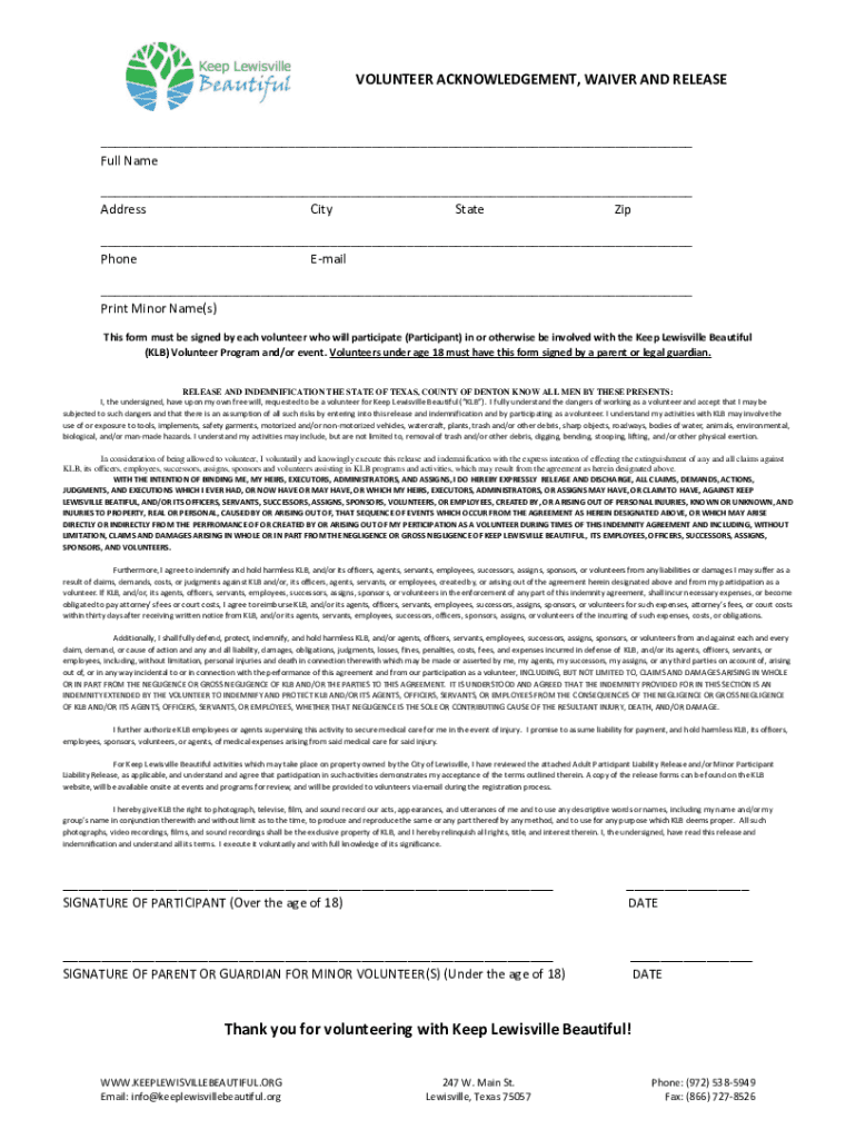 Fillable Online form.jotform.com2113041492900432022 Volunteer Release ...