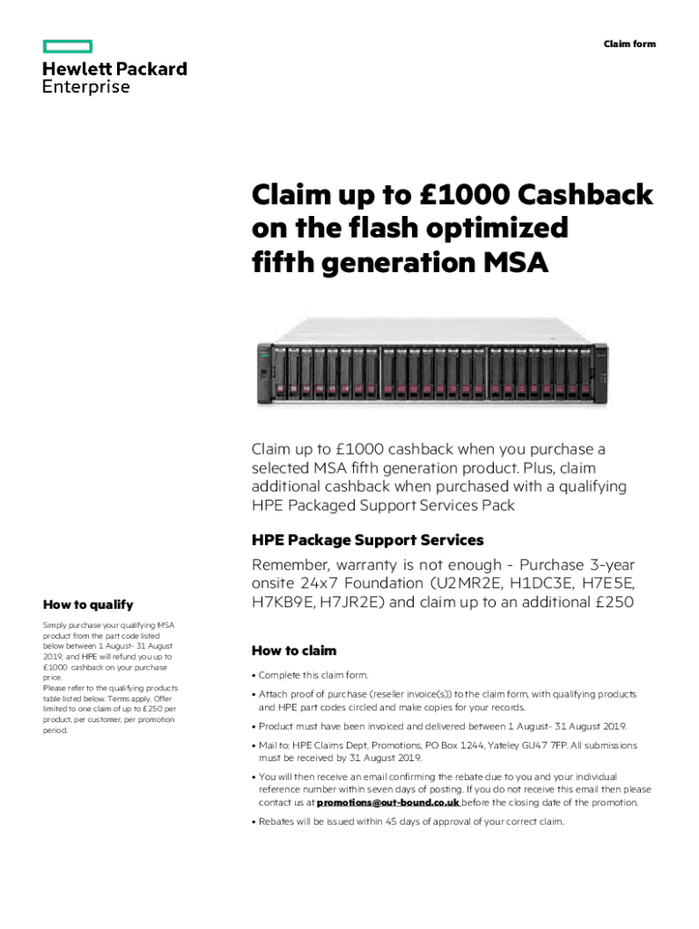 Fillable Online Claim up to 1000 Cashback on the flash optimized fifth ...