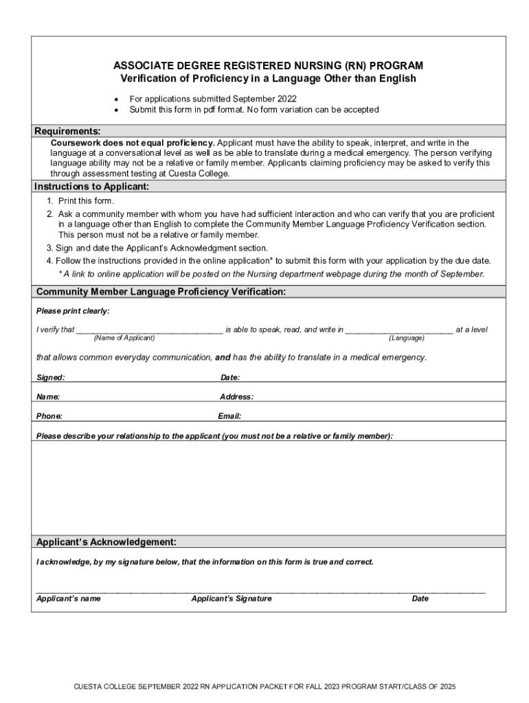 Fillable Online Generic ADN ProgramHealth Science and Nursing - Rio Hondo College Fax Email ...