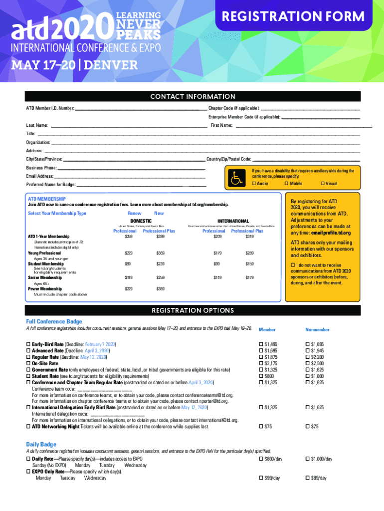 Fillable Online www.pdffiller.com563241257--ATD-Member-I-Fillable ...