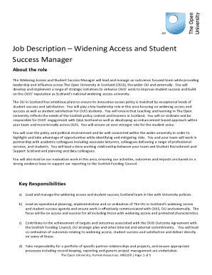 Fillable Online Standard role descriptions - Department of Education Fax Email Print - pdfFiller