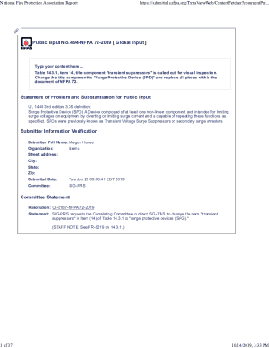 Fillable Online NFPA 72, National Fire Alarm and Signaling Code ...