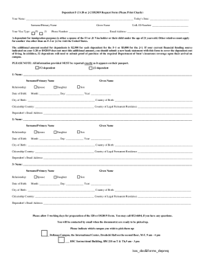 Fillable Online louisville.eduinternationalcenterisssDependent F-2 I-20 ...